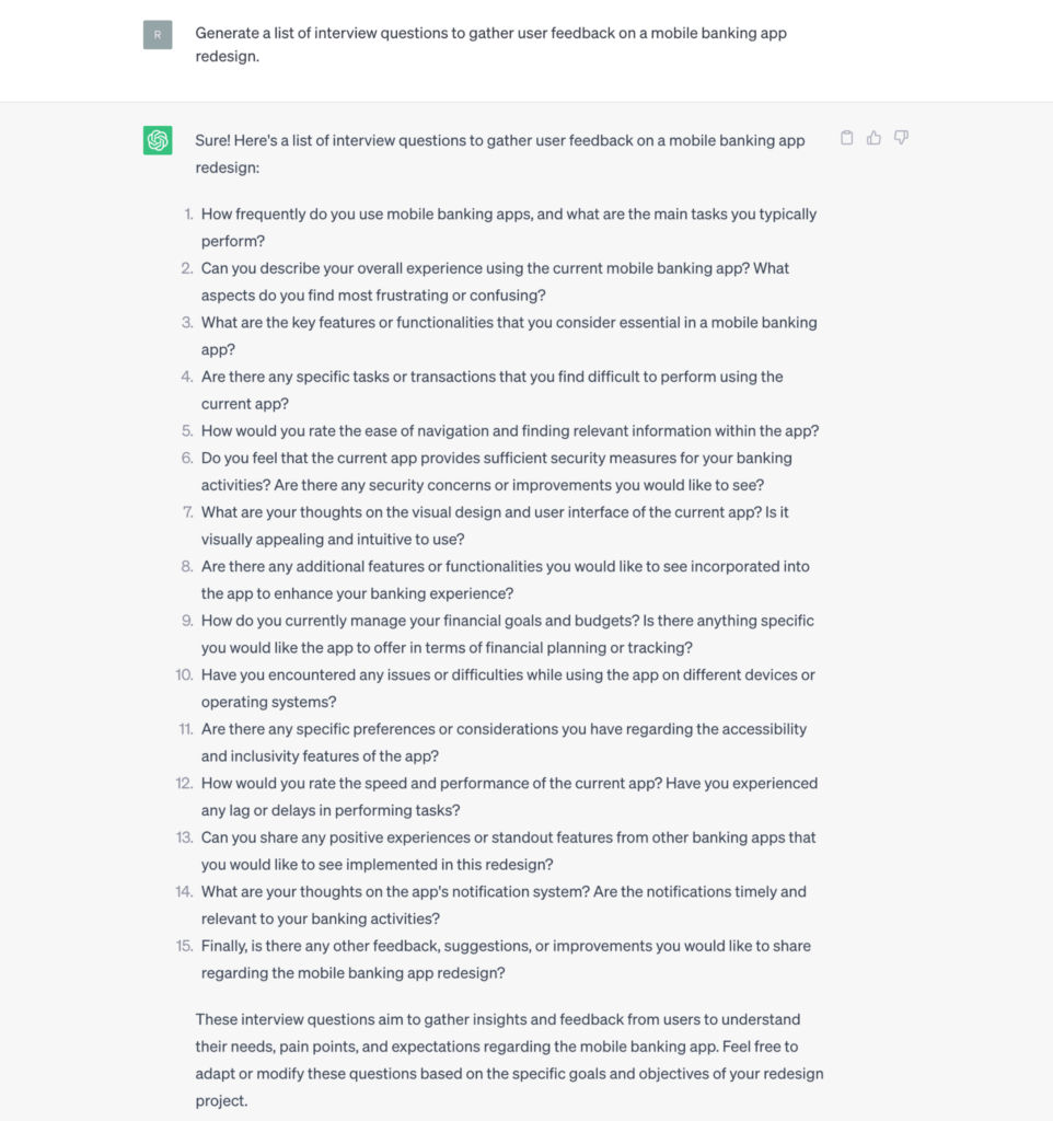 ChatGPT for UX design: The Top 15 Prompts